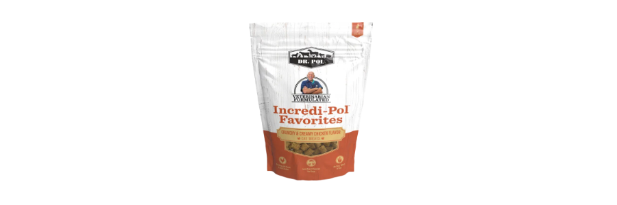 Incredi-Pol Favorites Crunchy/creamy Chicken Flavored Cat Treats - Dr ...
